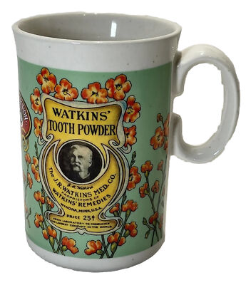 Watkins Tooth Powder Coffee Mug Heritage Collection 1992 Vintage ...