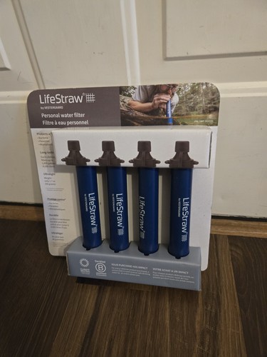 Vestergaard LifeStraw Personal Water Filter 4-Pack | eBay