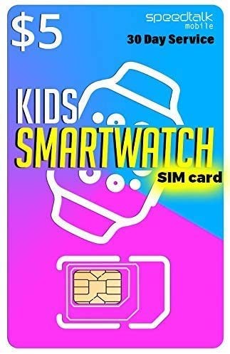 SpeedTalk Mobile $5 Preloaded SIM Card Kit for Kids Smart Original ...