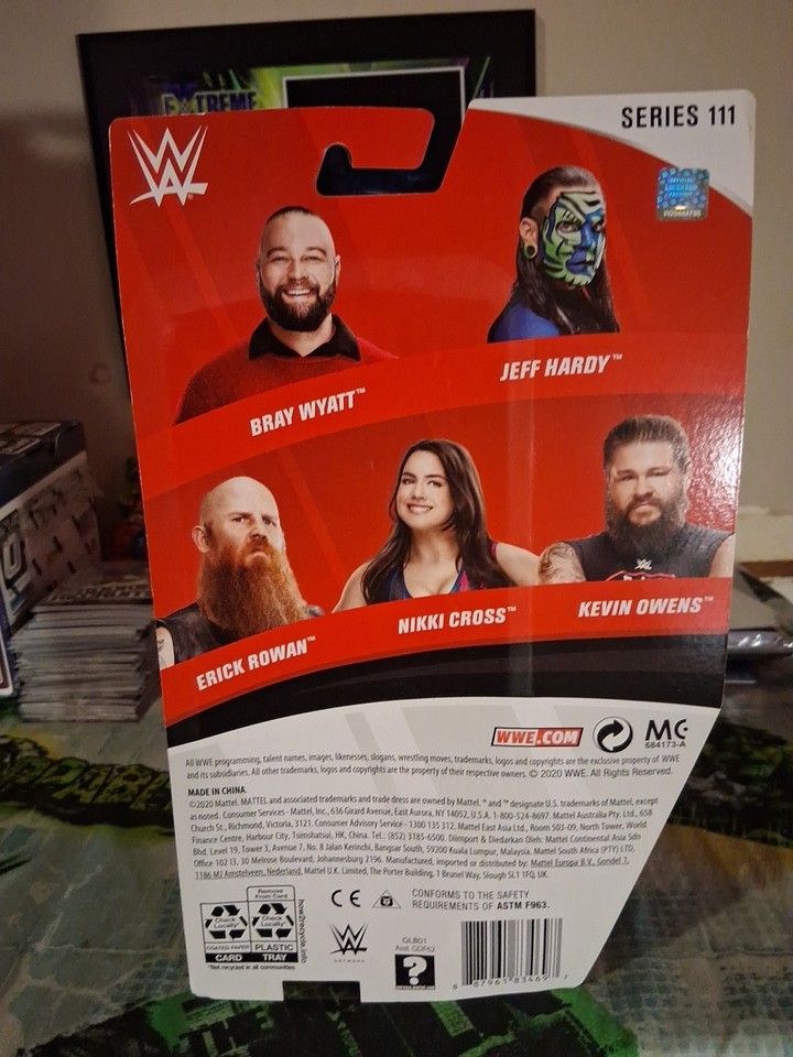 Mattel WWE Bray Wyatt Firefly Funhouse Basic Series 111 Action Figure ...