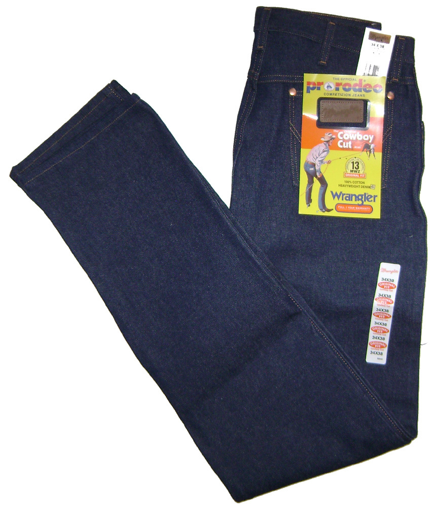 Nwt WRANGLER 13MWZ COWBOY CUT PRO RODEO COMPETITION JEANS MEN'S 33 X 32 ...