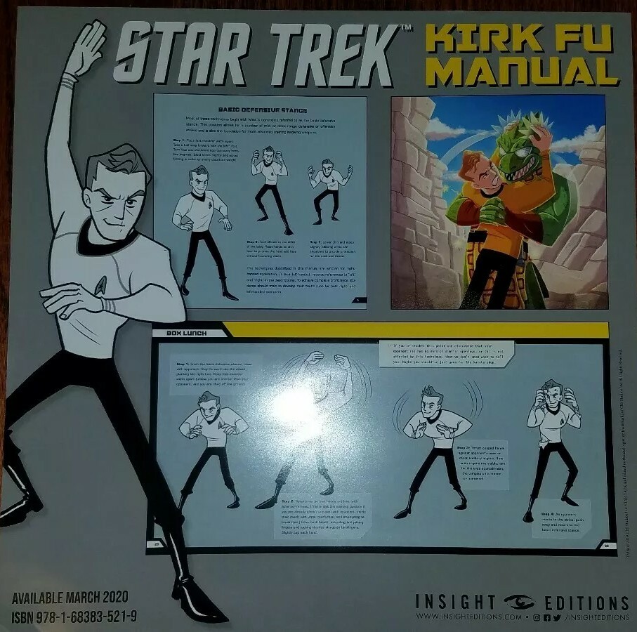 NYCC 2019 Exclusive Insight Editions Star Trek Captain Kirk Kirk Fu ...