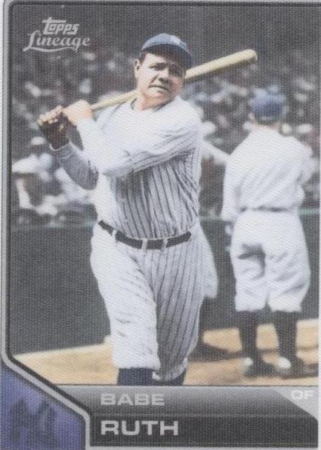 2011 Topps Lineage - Cloth Stickers Babe Ruth #TCS30 for sale online | eBay