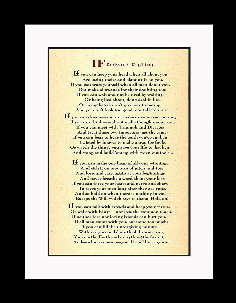 Rudyard Kipling If Full Text