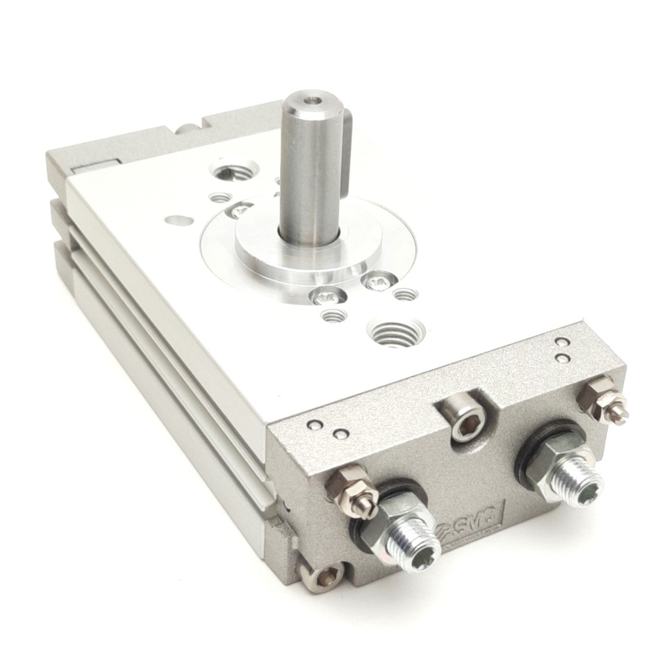 SMC CDRQ2BS30-90C Rack & Pinion Actuator, 90°, Rc1/8 Ports, ø12mm Shaft ...