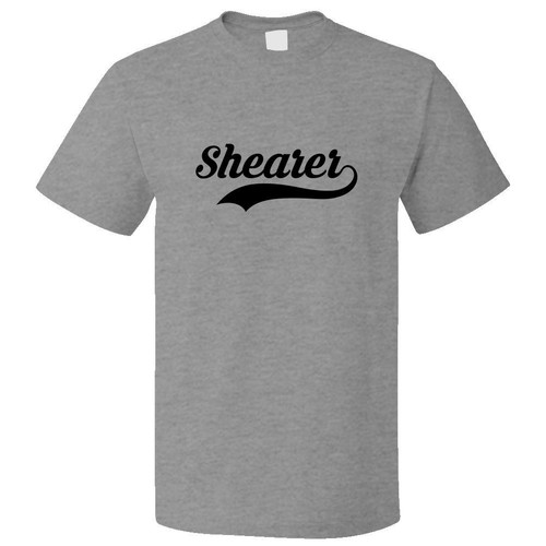 Funny Shearer Retro Old School T shirt Tee | eBay