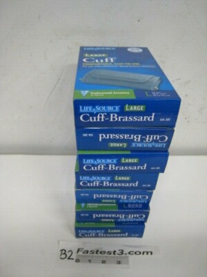 LifeSource Blood Pressure Monitor Cuff Large Arm Size 14.2" to 17.7 ...