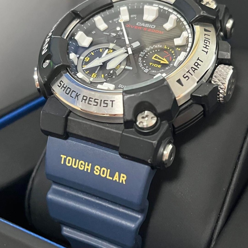 CASIO G-SHOCK FROGMAN GWF-A1000-1AJF MASTER OF G Solar Men's Wrist ...