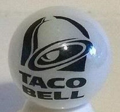 Taco Bell 1" Glass Logo Marble | eBay