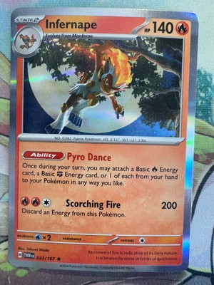 Infernape Holo English Pokemon TCG BKBG897 | eBay