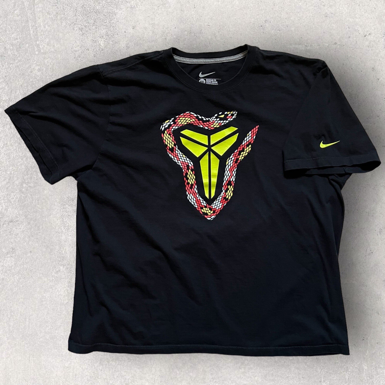 Nike Kobe Bryant Black Mamba Snake Print T Shirt Mens… - Gem