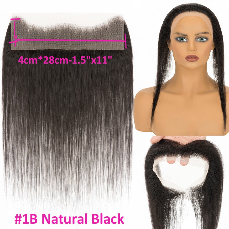 Full Lace Hair Topper Women Hairline Remy Human Forehead Hairpiece ...