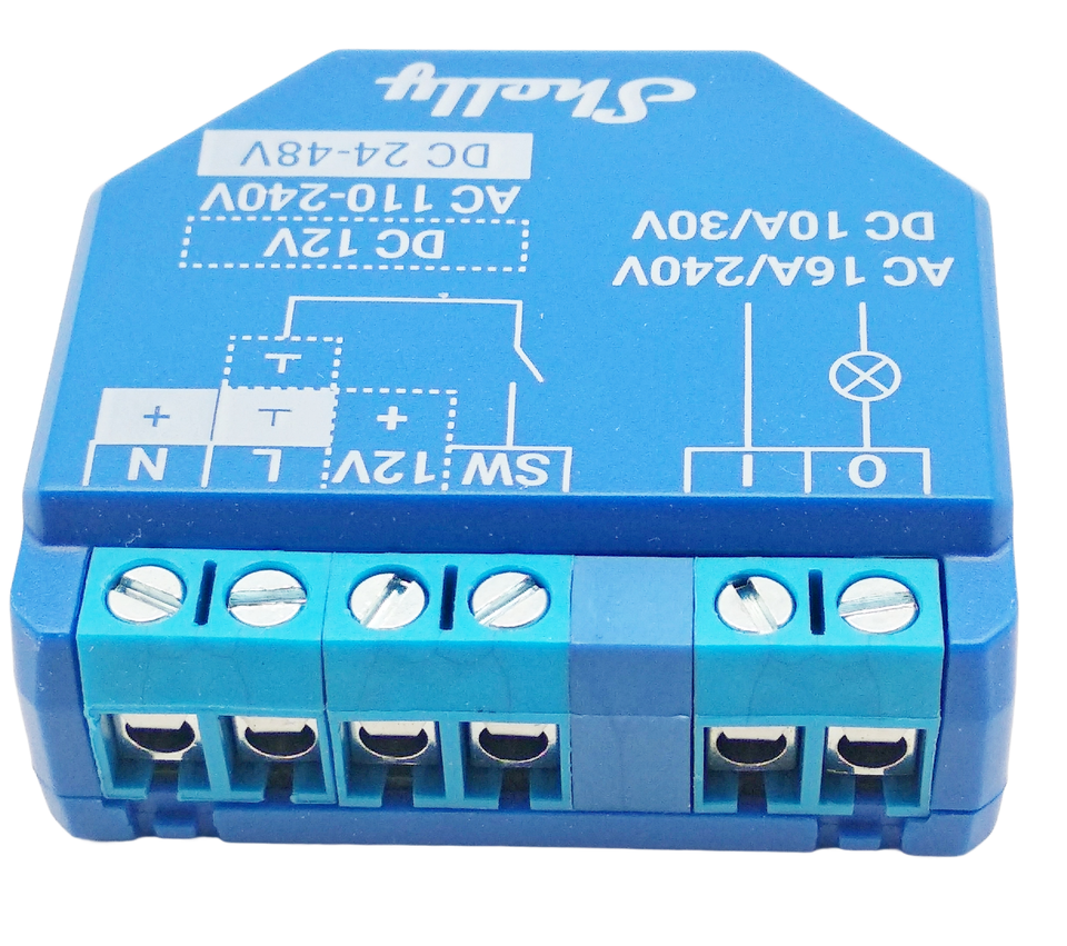 Shelly Plus 1 WLAN Bluetooth Smart Relais Interrupteur 16A Ios, Alexa ...