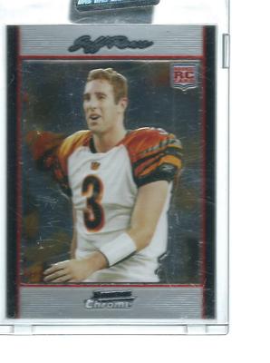 2007 BOWMAN CHROME FOOTBALL JEFF ROWE UNCIRCULATED ROOKIE #BC97 (0218/ ...