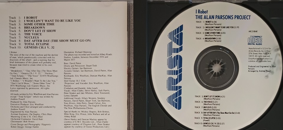 Alan Parsons Project Lot Of 3 CD's Pyramid, I Robot, & Eve | eBay