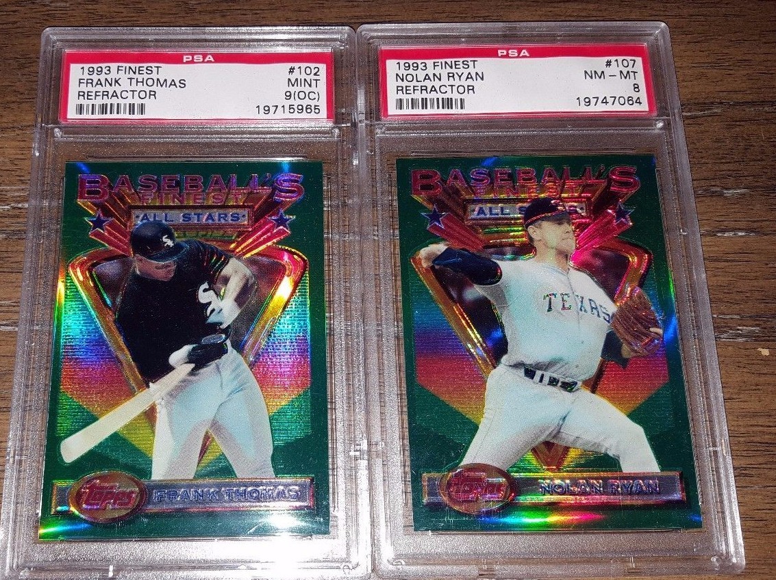 1993 Topps Finest Refractor SET 1-199 w Ken Griffey Nolan Ryan Orel ...