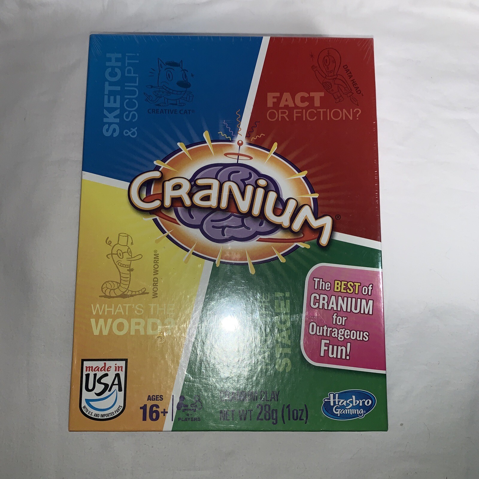 CRANIUM The Best of Cranium for Outrageous Fun Hasbro A5225 NEW SEALED ...