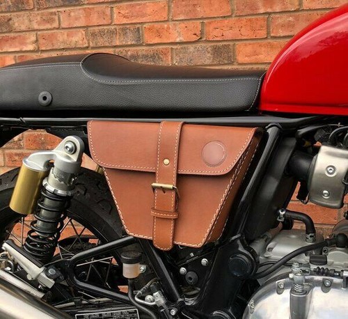 Side Panel Bag For Royal Enfield Interceptor Continental GT 650 In Tan ...