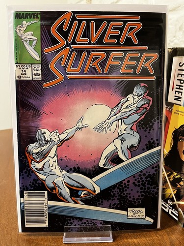 Silver Surfer #14 (Marvel Comics, 1988) Newsstand Edition 1st Print VF+ ...