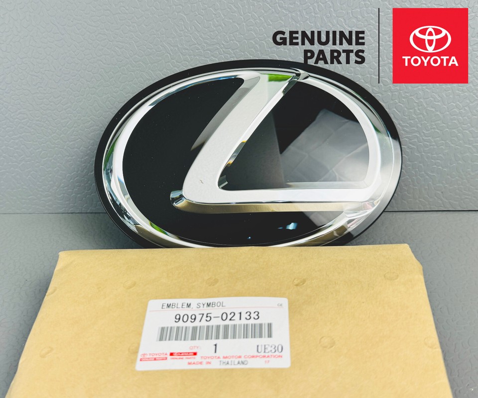 90975-02133 GENUINE LEXUS GSF LS460 RCF RC350 FRONT GRILL LOGO BADGE ...