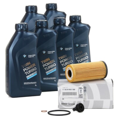6L 6 Liter ORIGINAL BMW Motoröl Öl 5W30 LongLife-04 + Ölfilter ...