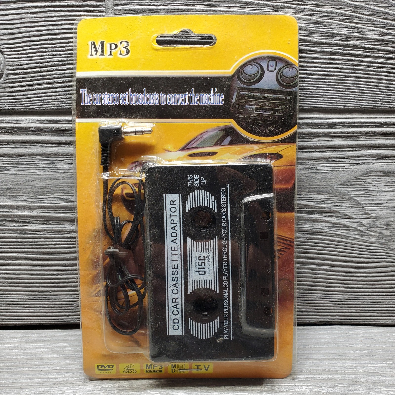 CD Car Cassette Adapter~Brand New and Sealed~Audio MP3/CD Player (DVD ...