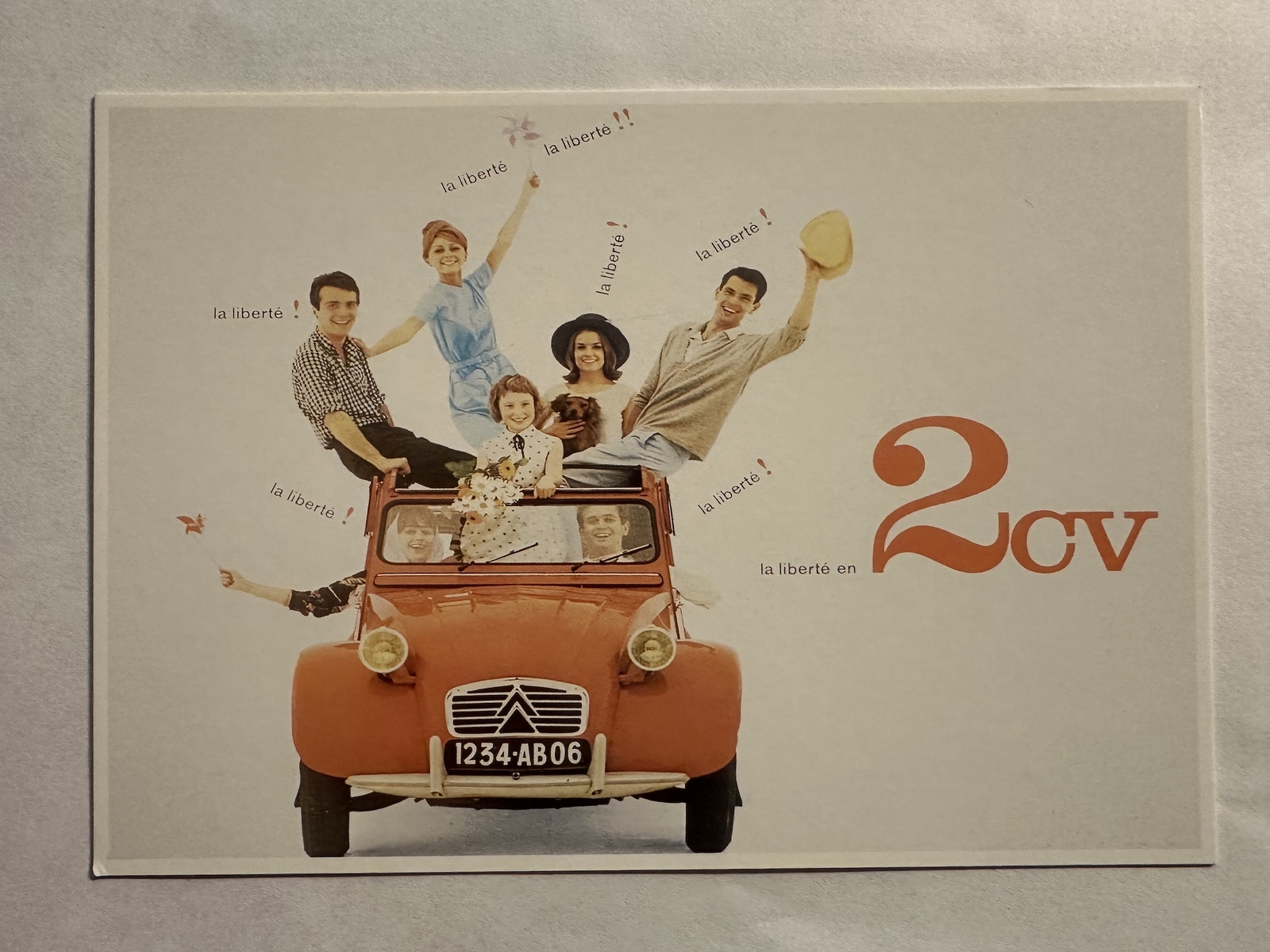 Carte Postale - 2CV CITROEN - Size 10x15cm | eBay