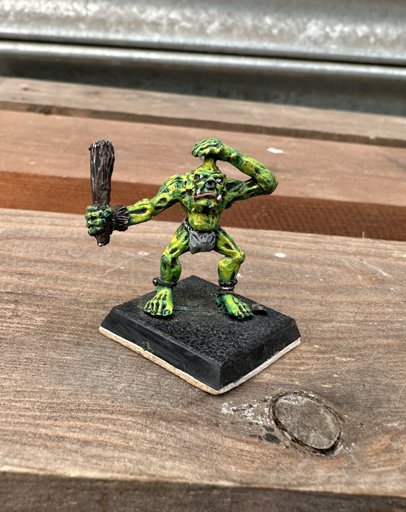 FIRST EDITION ORC Metal Warhammer Orcs and Goblins Miniatures GAMES ...