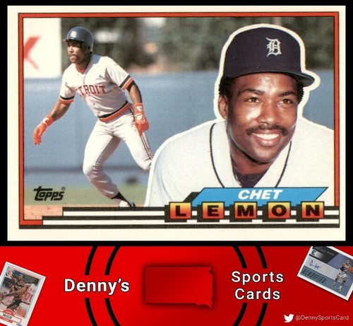1989 Topps Big #202 Chet Lemon Detroit Tigers Baseball Card | eBay