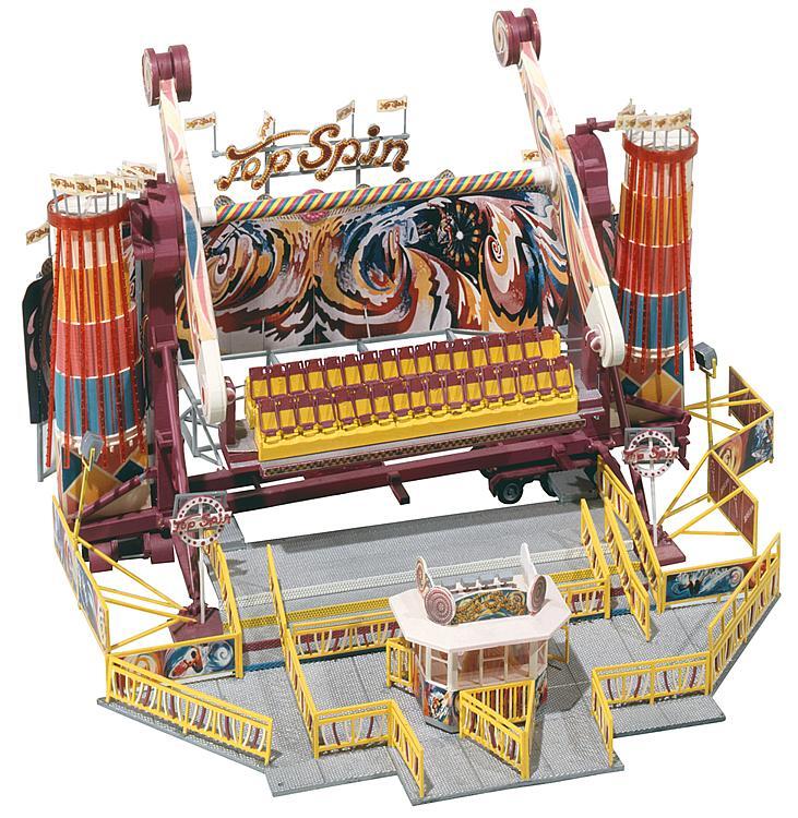 Faller HO Scale Building/Structure Kit Top Spin Midway Carnival ...
