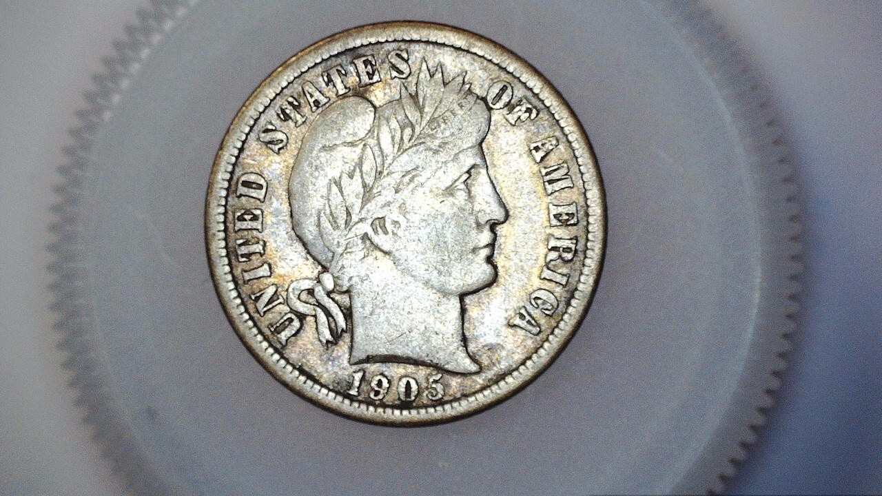 1905-O Barber Dime, Actual Coin Shown, Free Shipping | eBay