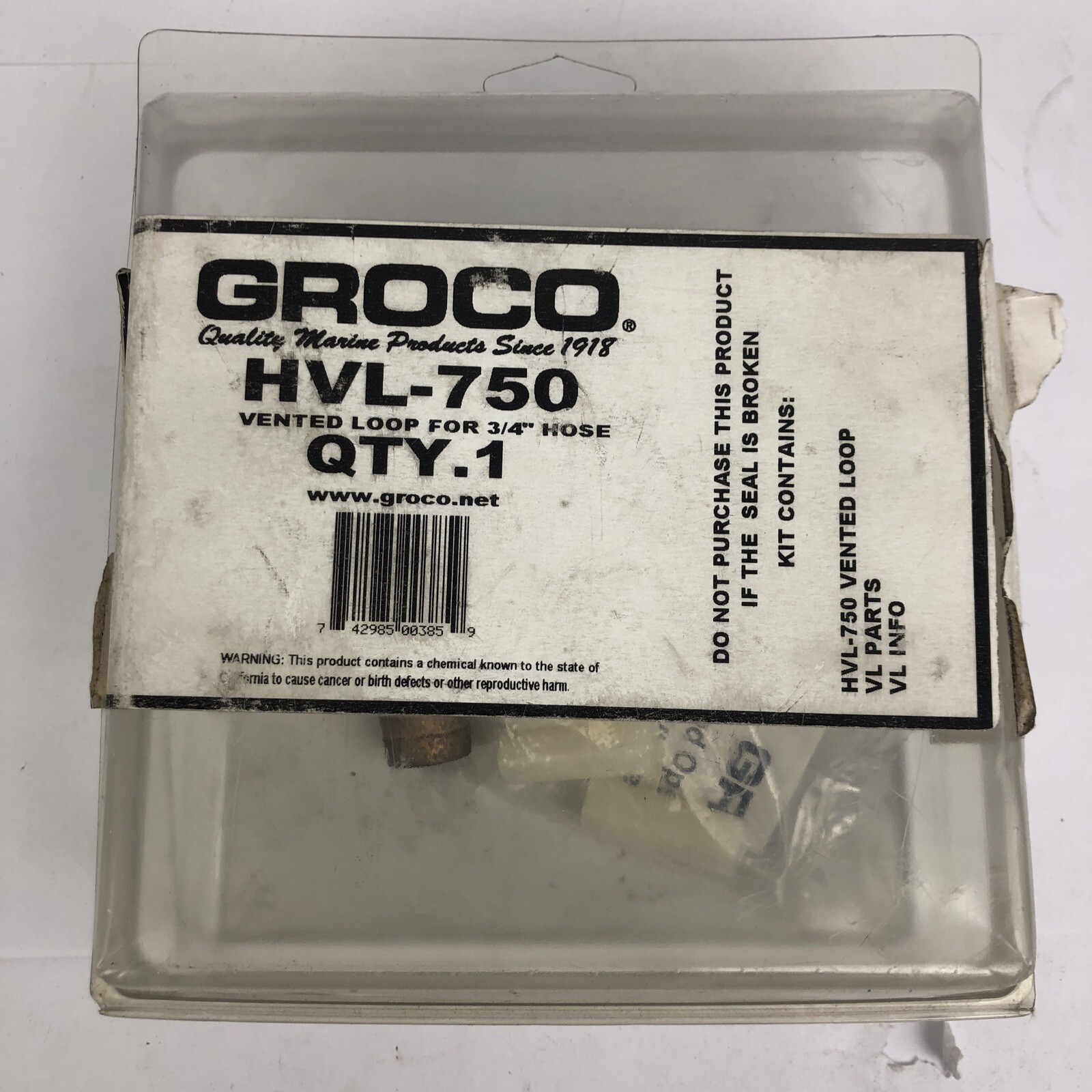 GROCO+HVL750+Vented+Loop+for+3%2F4%22+ID+Hose+LC for sale online | eBay