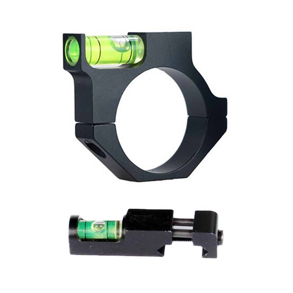 Rifle Scope Spirit Bubble Level combo with 1'' Ring Mount Holder ...