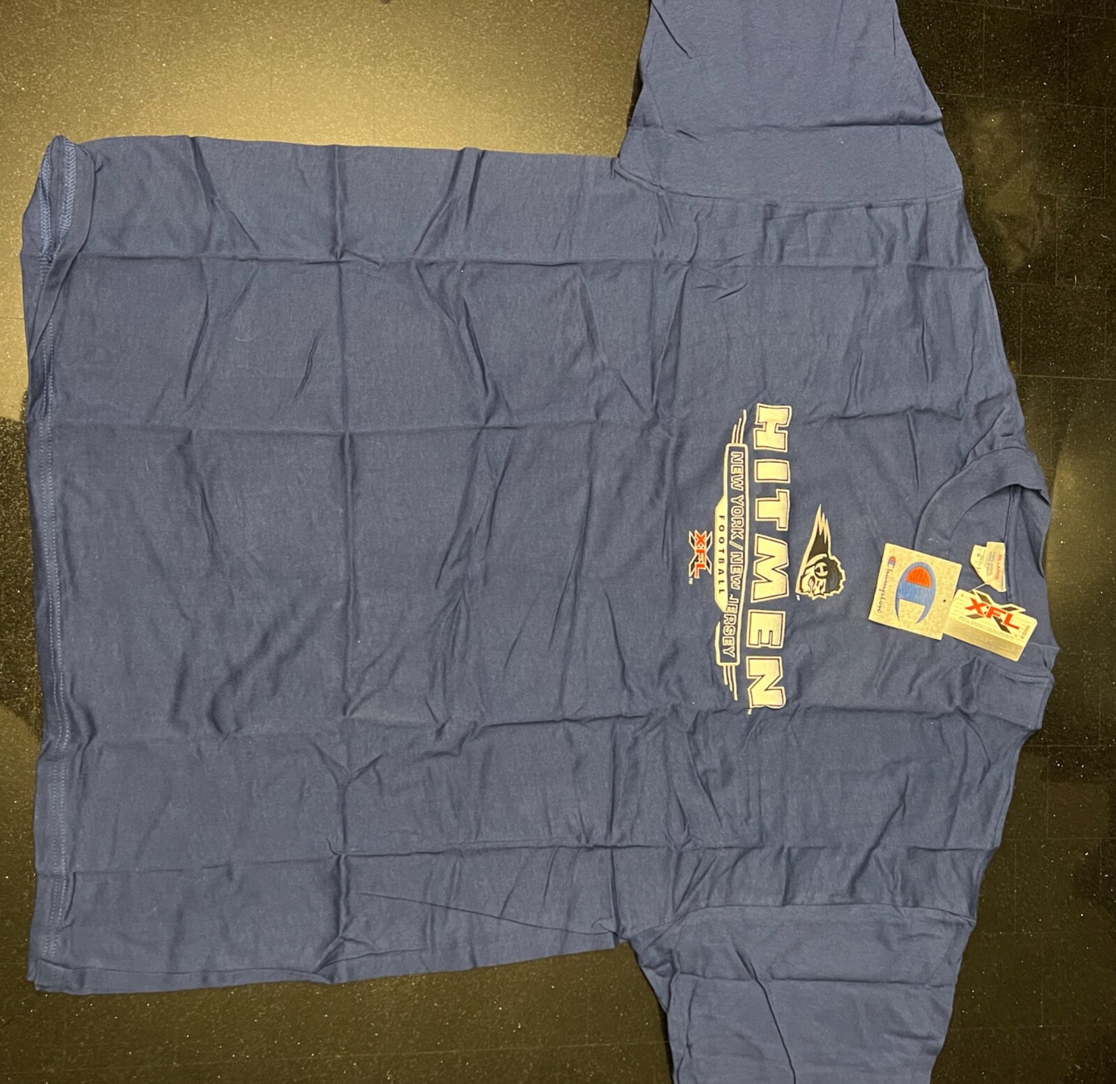 Champion XFL League Football New York-New Jersey Hitmen T-Shirt Size ...