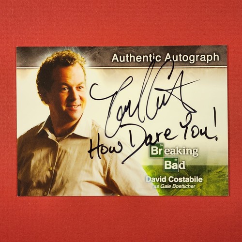 5-08-05 . 2014 breaking bad #a5 david costabile gale autograph ...