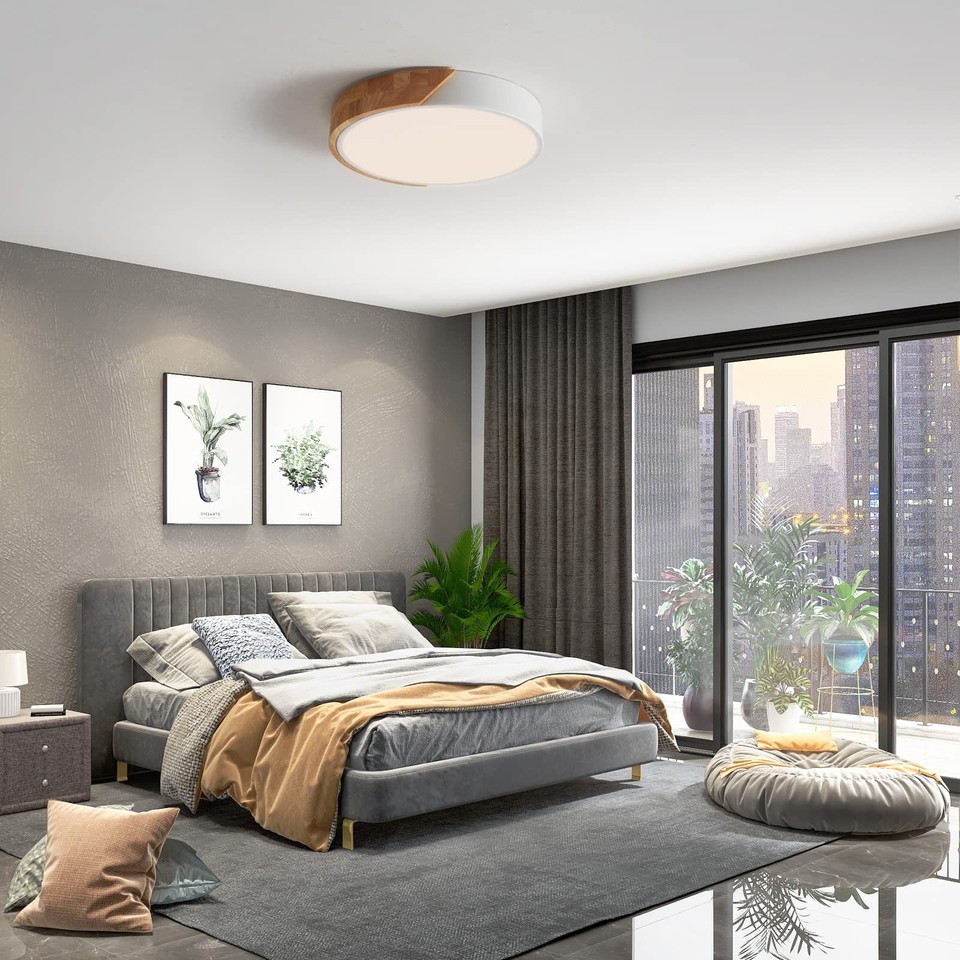 LED Ceiling Lights, 12 Inch Modern Flush Mount Lighting Fixture,Round ...