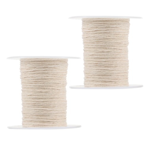 2 rolls of Candle Wick Cotton Thread Pure Cotton Candle Wick Rope DIY ...