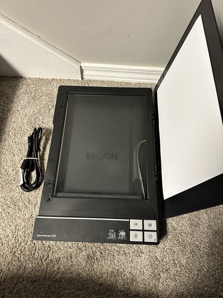 Epson Perfection V37 J232C Optical Flatbed Photo/Document Color Scanner ...