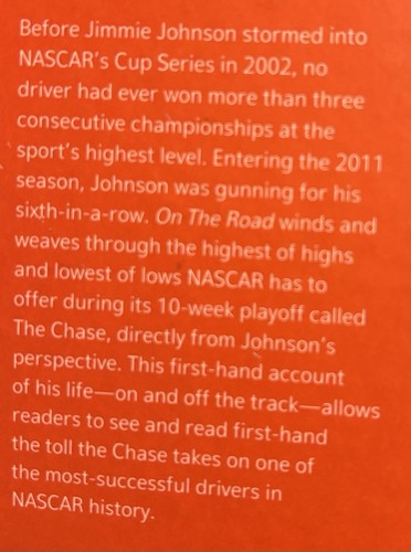 Jimmie Johnson - On the Road Book - Hardcover Signed/Autographed | eBay