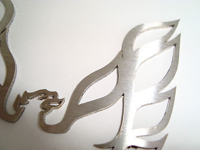 New & Metal Firebird Trans AM Fender Emblem Formula Pontiac Stainless ...