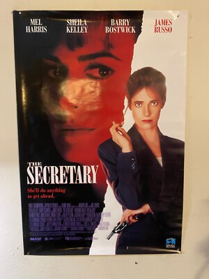 Poster: Secretary (1995): ORIGINAL movie VHS DVD promo TV Mel Harris ...
