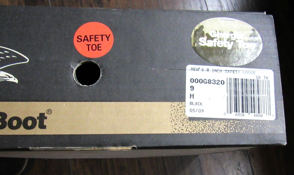 Georgia Boot Steel Toe Logger Work Boots Mens Size 9m Black Leather ...