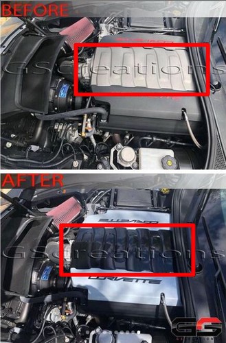 Painted Engine Plenum Cover Overlay For 2014-2019 LT1 C7 Corvette | eBay