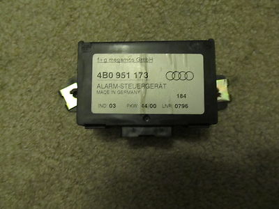 97 98 99 00 01 AUDI A4 A6 S4 ALLROAD ALARM THEFT DETECTION MODULE OEM ...