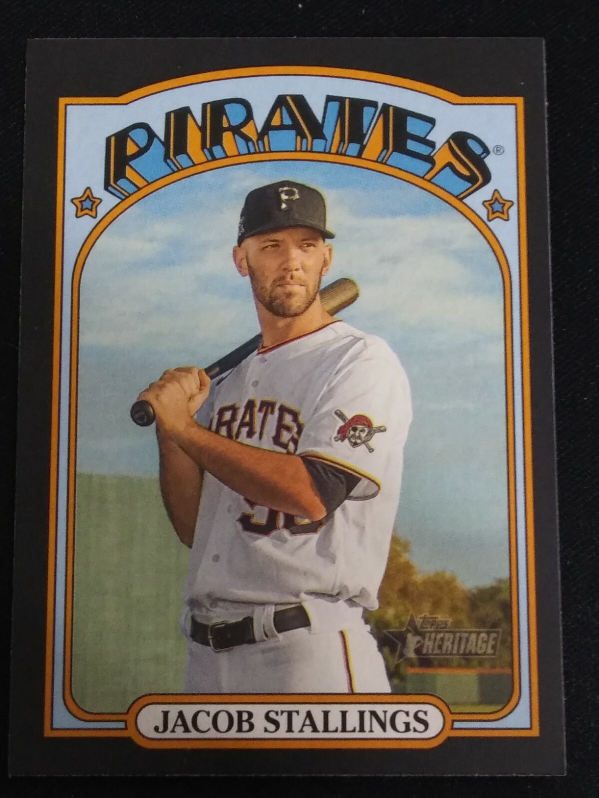 Jacob Stallings 2021 Topps Heritage Black Parallel Pirates | eBay