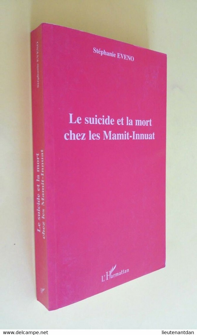 LE SUICIDE ET LA MORT CHEZ LES MAMIT-INNUAT/ CANADA / INDIEN ...