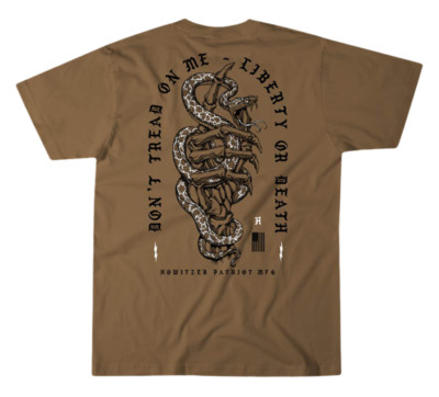Howitzer Style Men's T-Shirt Liberty Snake Military Grunt MFG | eBay