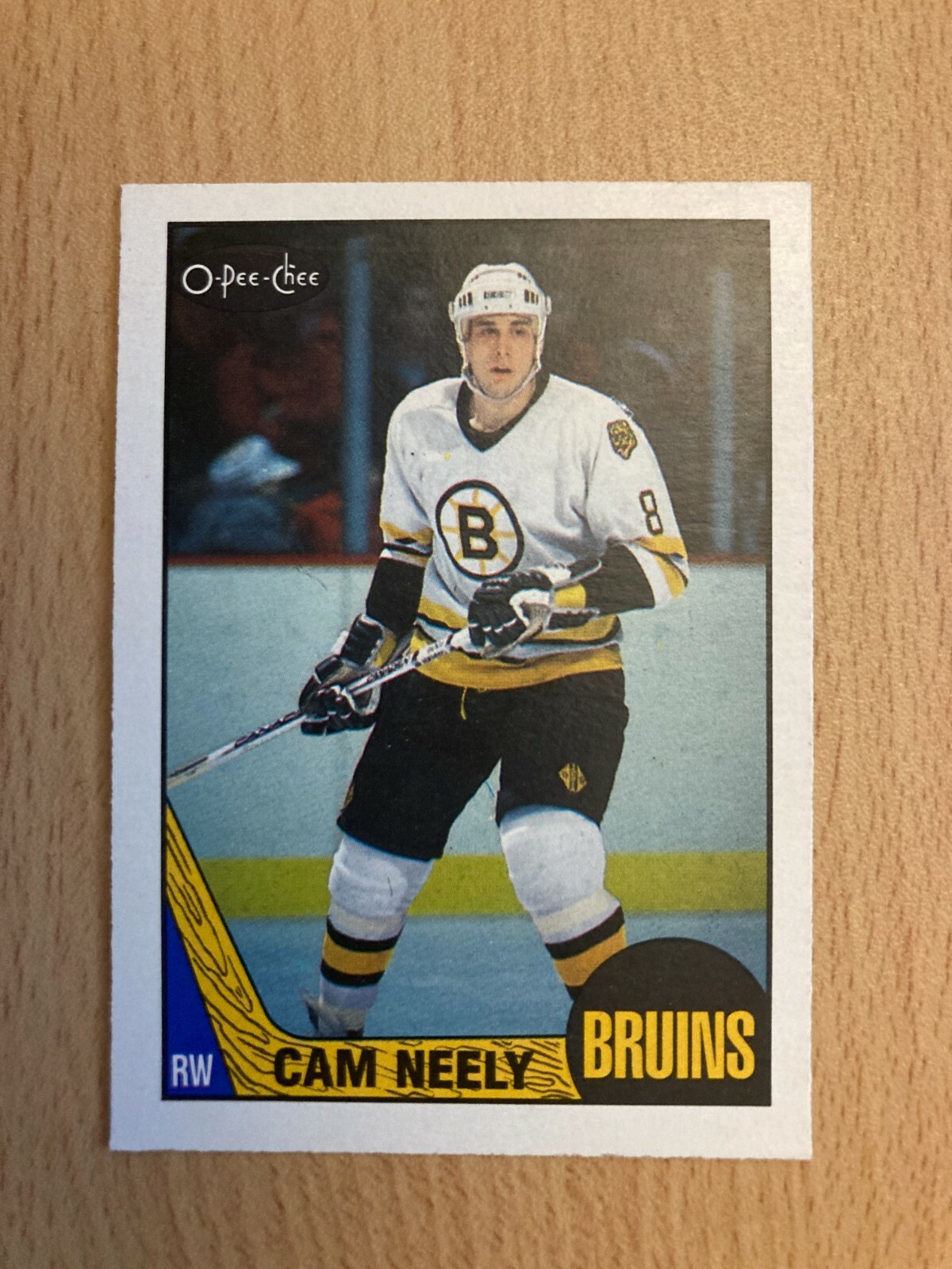 1985-86 O-Pee-Chee #228 Cam Neely Vancouver Canucks plus 1987-88 OPC ...