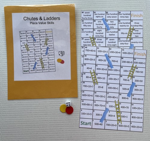 Teacher Depot Math Activity Kids Resource Game Chutes & Ladders Place ...