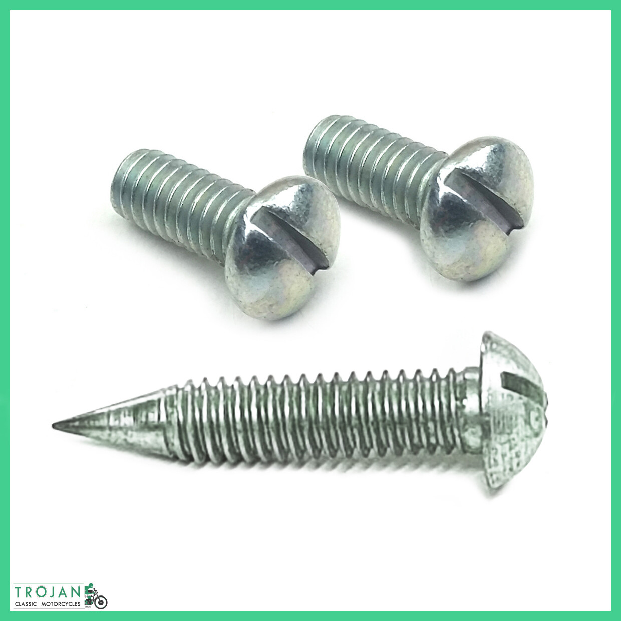 PATENT PLATE SCREWS (SET 3) TRIUMPH, T150, T160 GENUINE, 71-0007, 71 ...